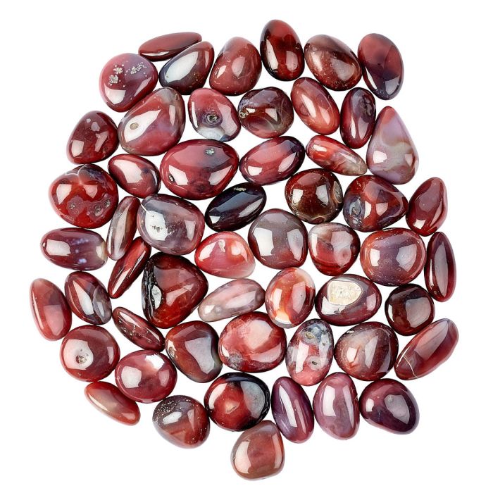 Red Agate Large Tumblestones, 30-40mm, Zimbabwe (1kg)
