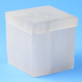 Selenite Square Box 8cm (1pc)