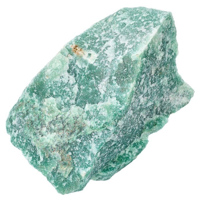 rough green quartz