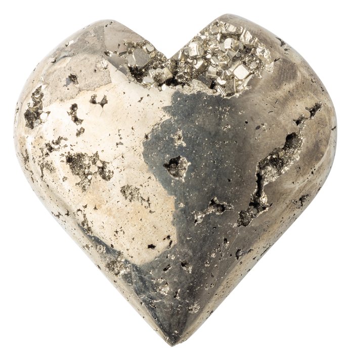 Pyrite Heart 4-5cm (1pc) Peru