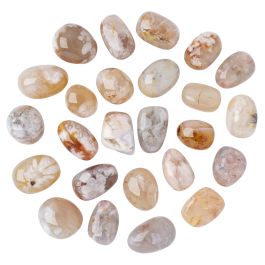 Flower Agate Tumblestone Refil (25pcs) NETT
